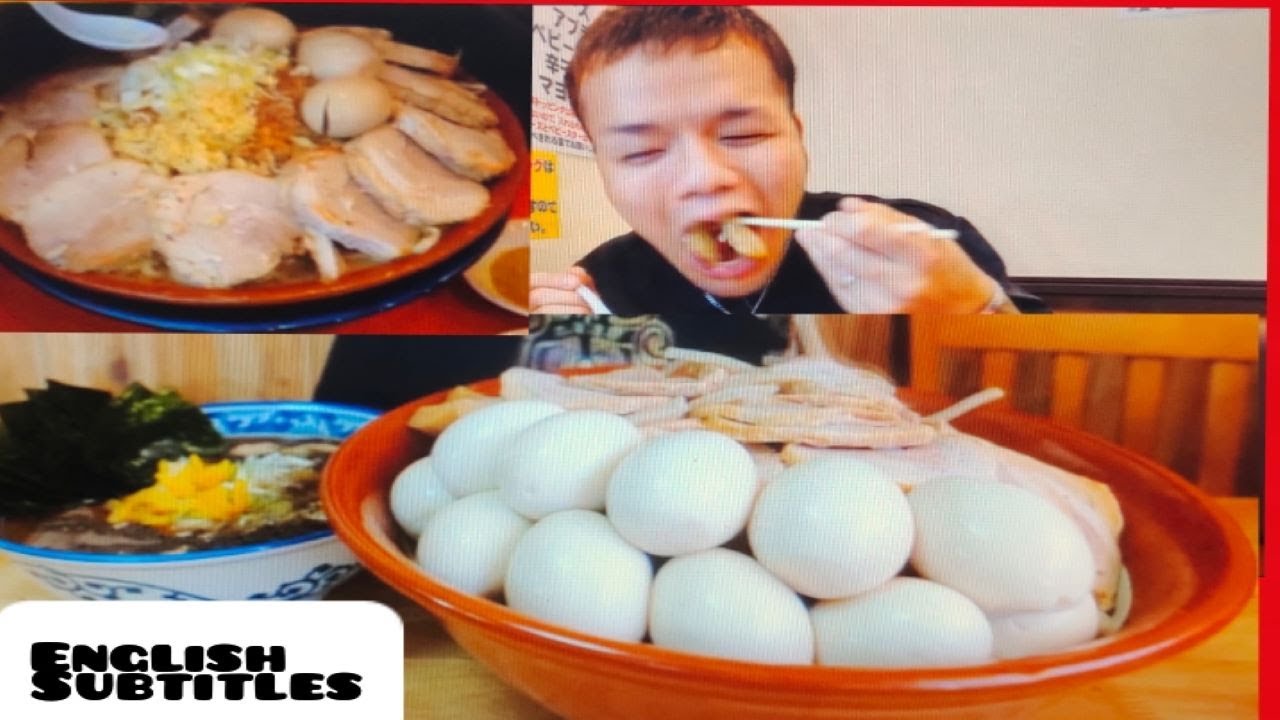 Best GIANT Ramen Mukbang With Big Appetite Dude | Gluttony Eating ...