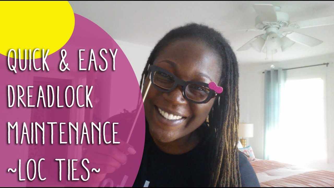 Loc Ties How-To for Quick & Easy Dread Maintenance - YouTube