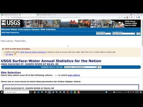 Download and Graph USGS River Flow Data - YouTube