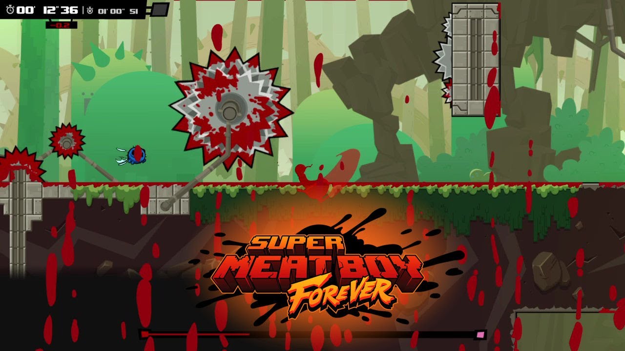 Super Meat Boy Forever PS4 Gameplay LPOS - YouTube