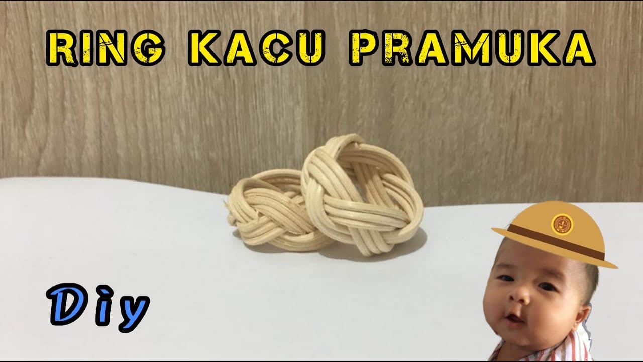 Ring Kacu Pramuka dari rotan | Ring hasduk - YouTube