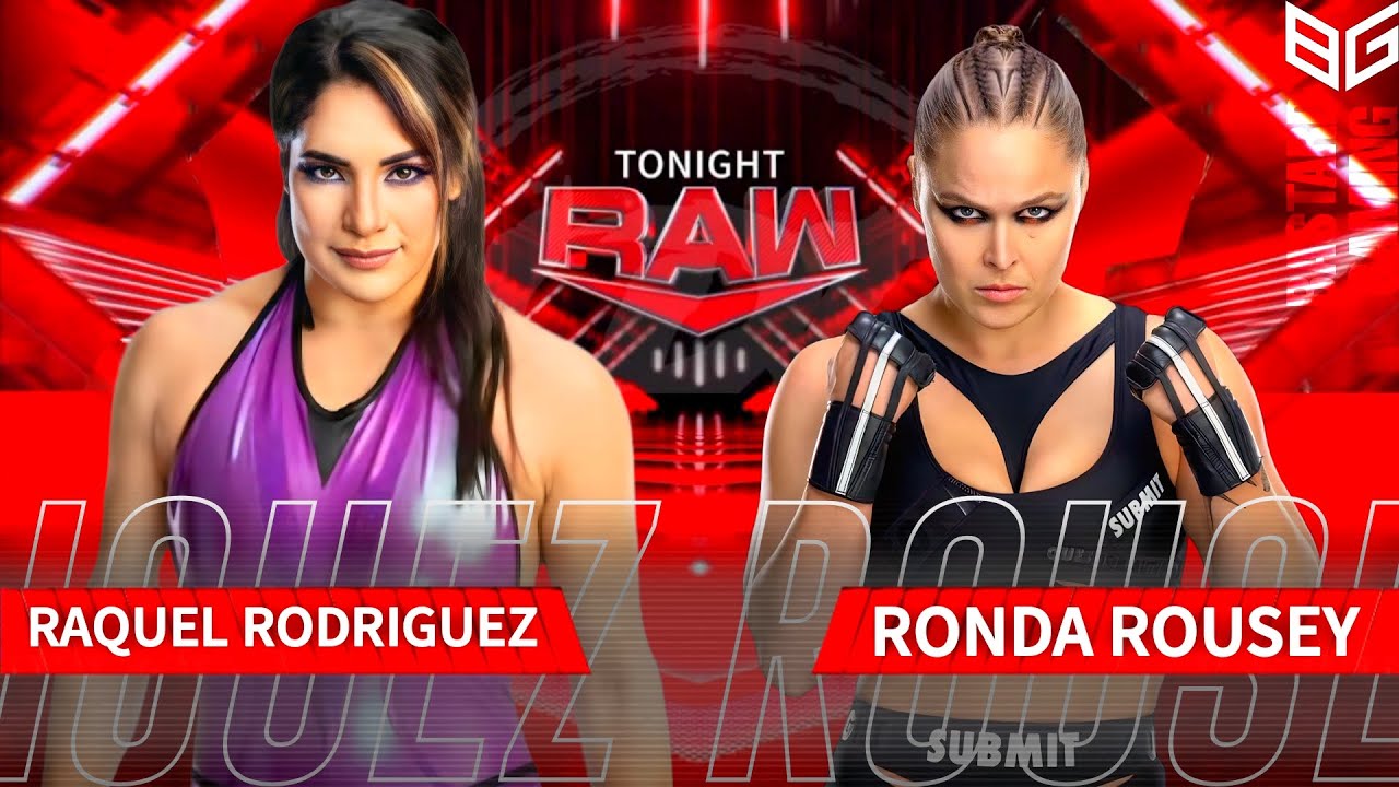 Raquel Rodriguez Vs Ronda Rousey - WWE Raw - YouTube
