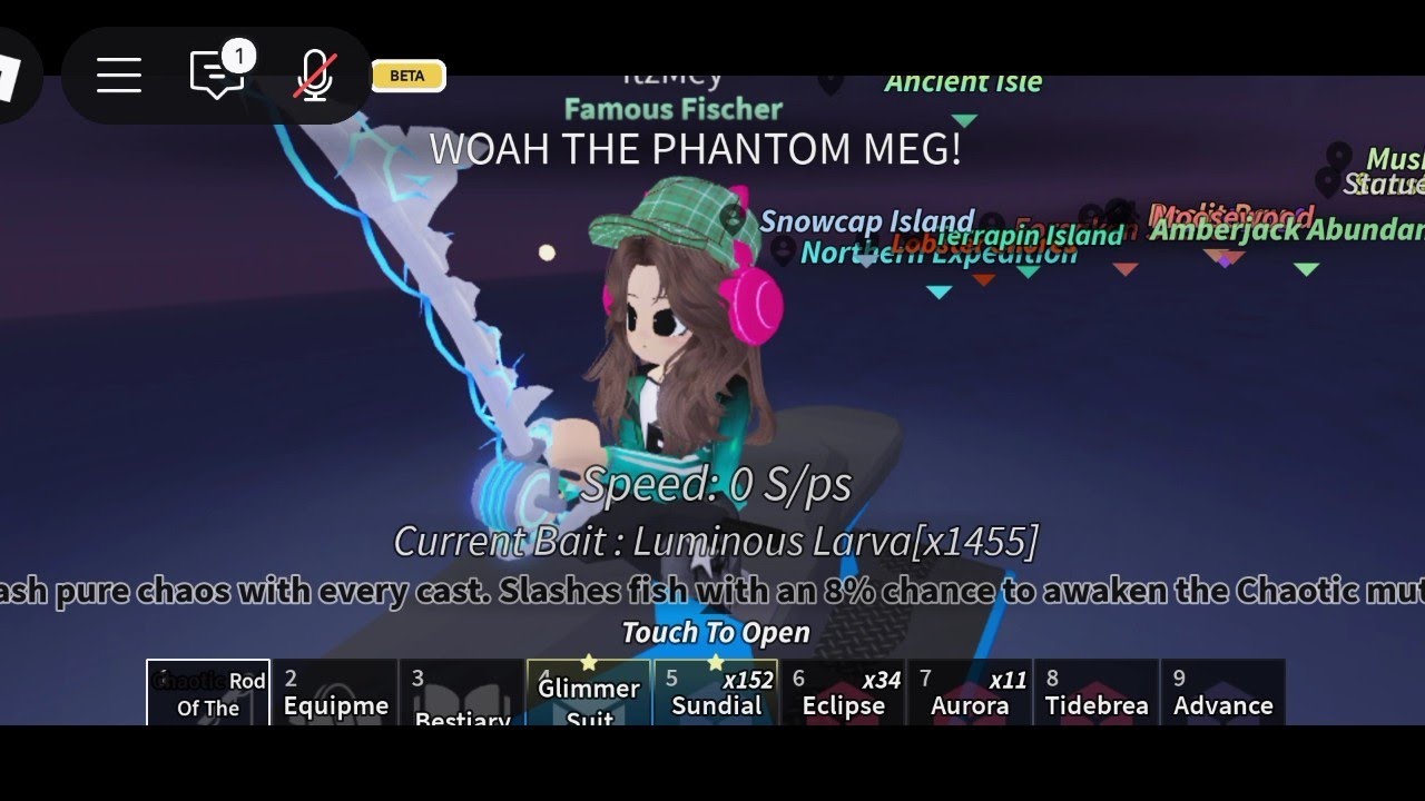 My First Phantom Megalodon | FISCH LIMITED PHANTOM MEG #Roblox #fisch - YouTube