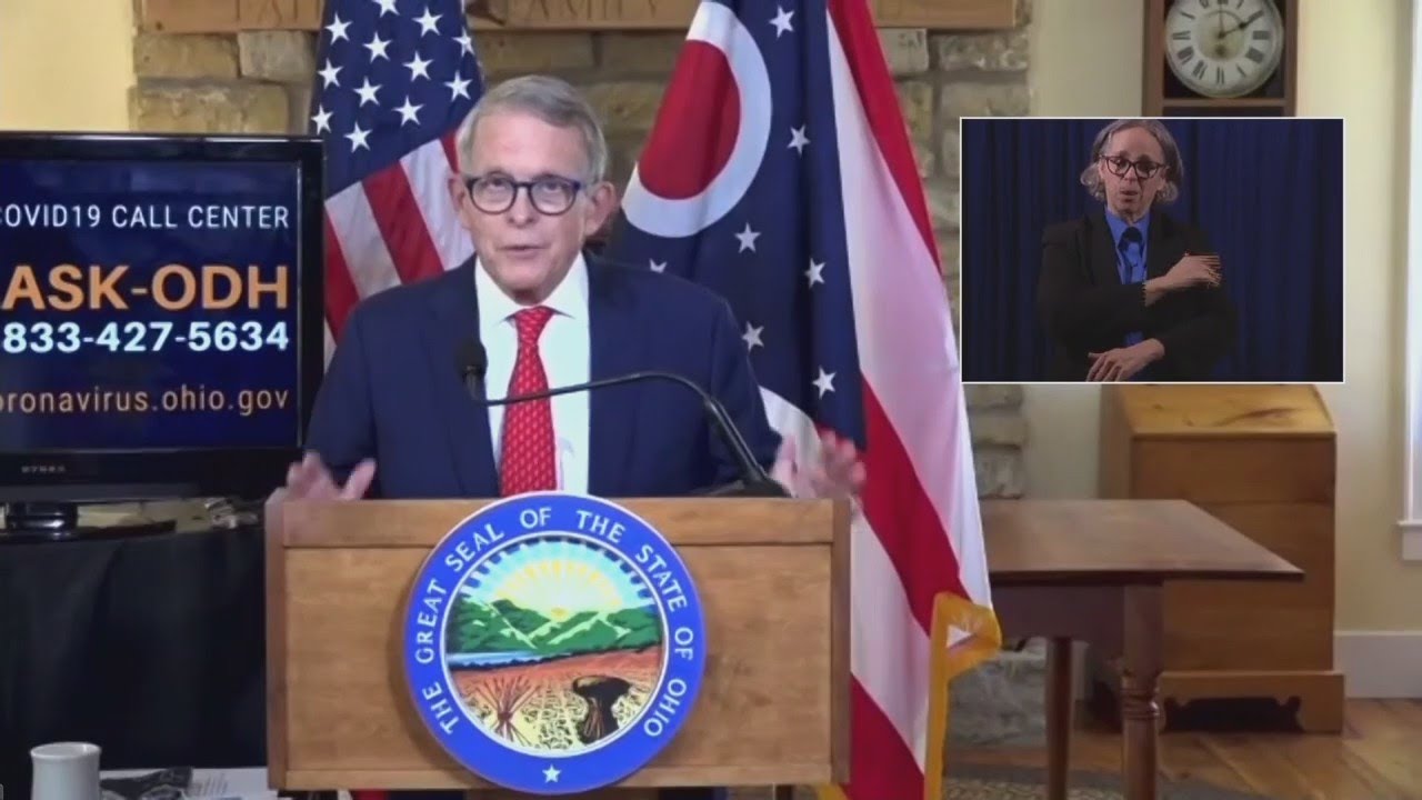 State of Ohio Governor DeWine coronavirus full media conference 10/13 ...
