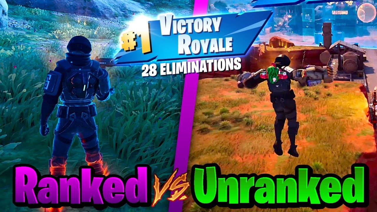 I Am Thriving | Fortnite Ranked vs. Unranked - YouTube