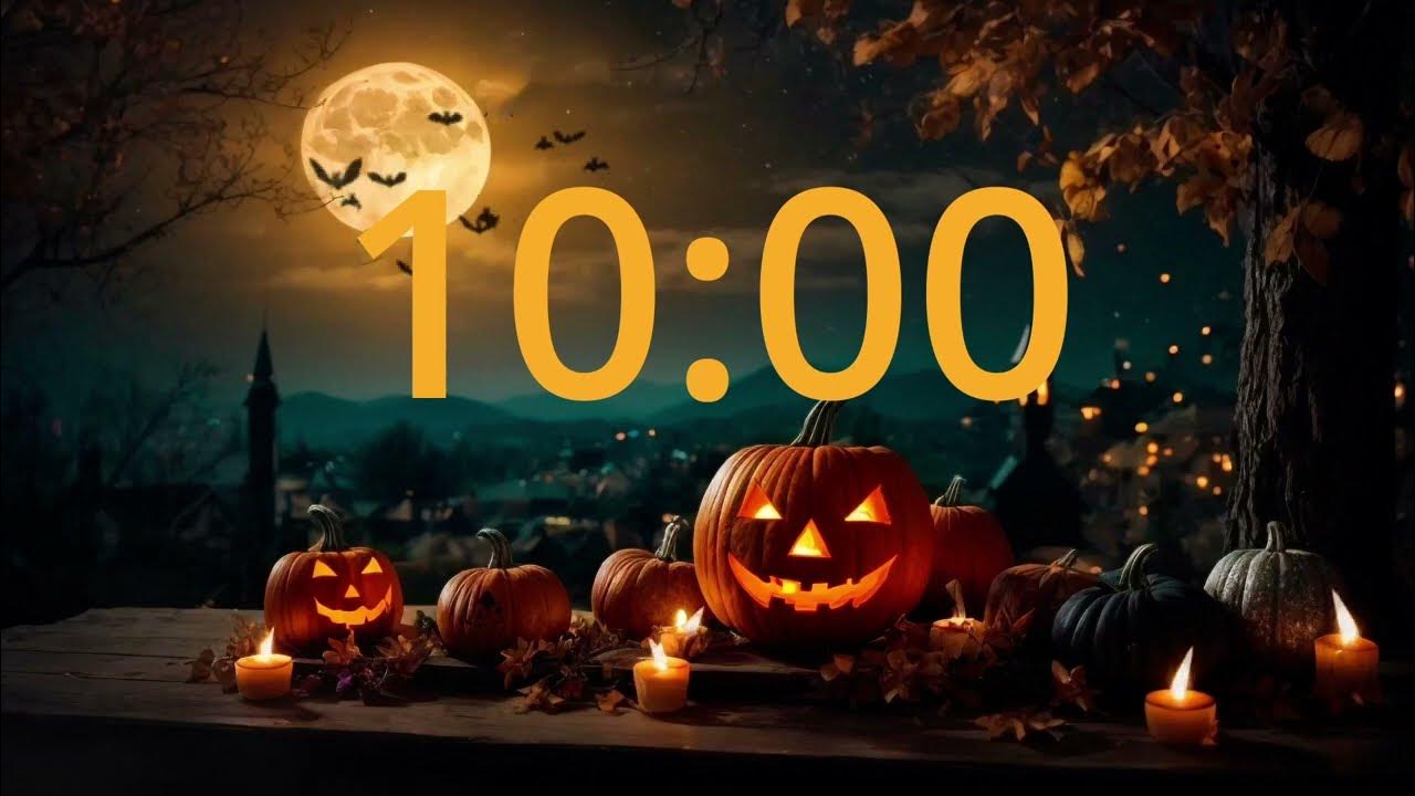 10 Minute Halloween Countdown Timer - YouTube