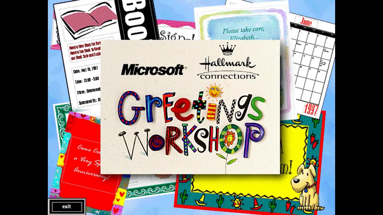 Microsoft Greetings Workshop Presentation (Windows, 1996) - YouTube