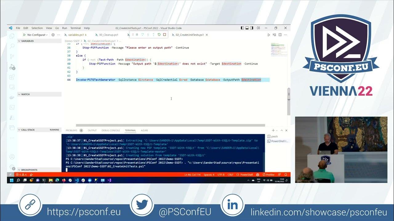 Lunch Demo: SSDT - Sander Stad - PSConfEU 2022 - YouTube