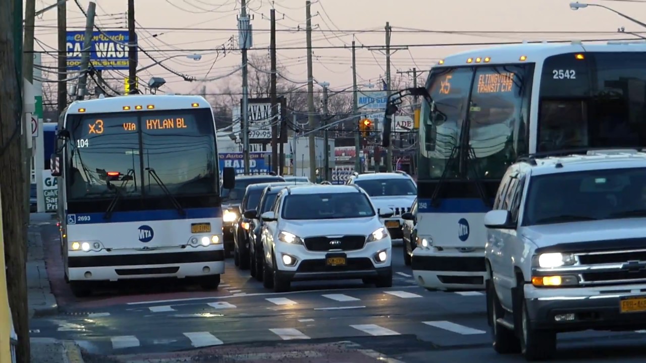 MTA NYCT Bus: 2015 Prevost X3-45 X3 & X5 Exp Buses #2542 & #2693 at ...