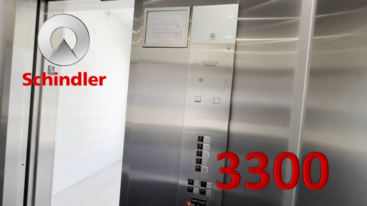 Schindler 3300 Elevator [Car 10] - One Loudoun/Vyne Parking Garage • Ashburn, VA - YouTube