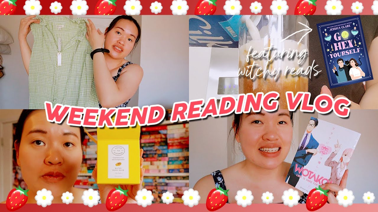 Weekly Reading Vlog - featuring a book haul and clothing haul plus a ...