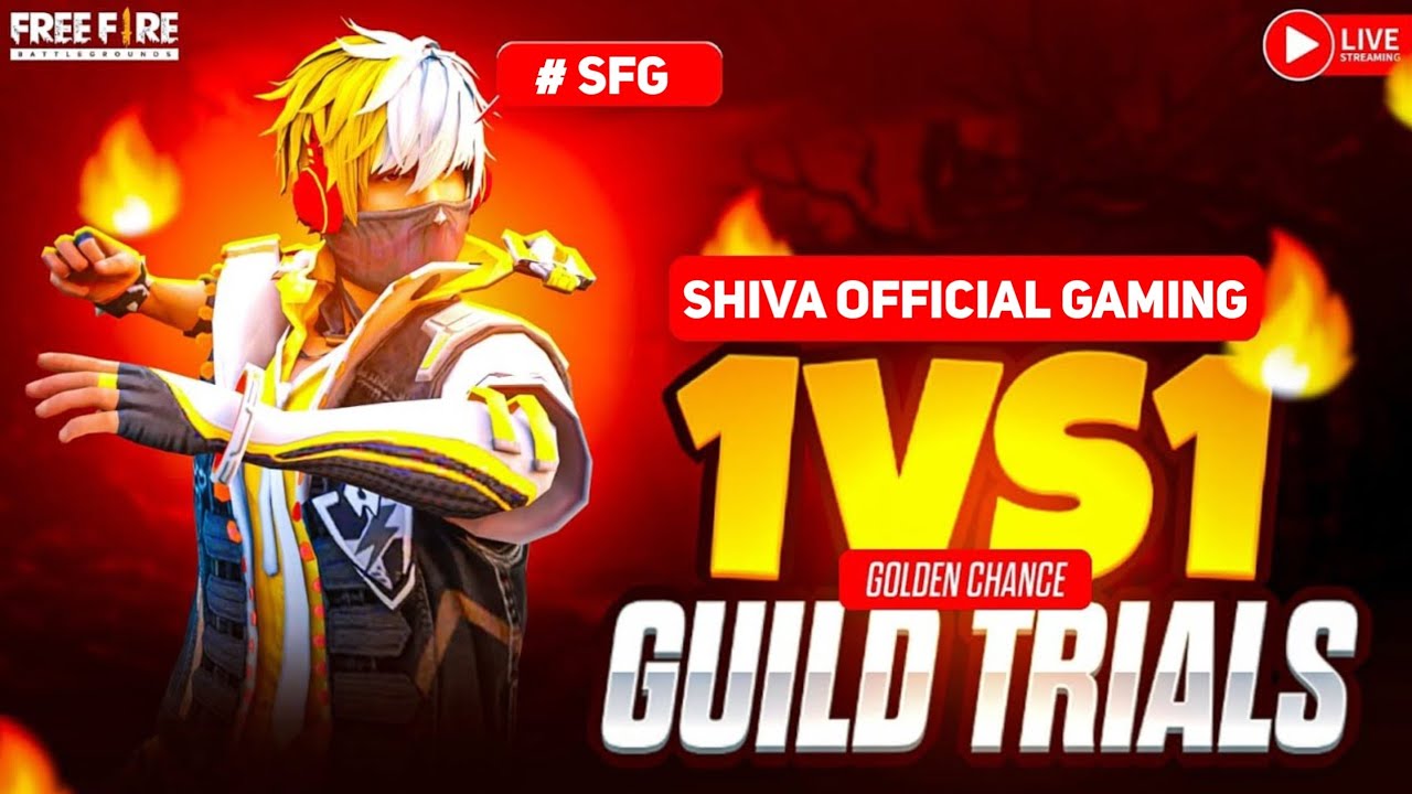 SFG Guild Trials 1vs1 Kottu - Free Fire Live Telugu - # ...