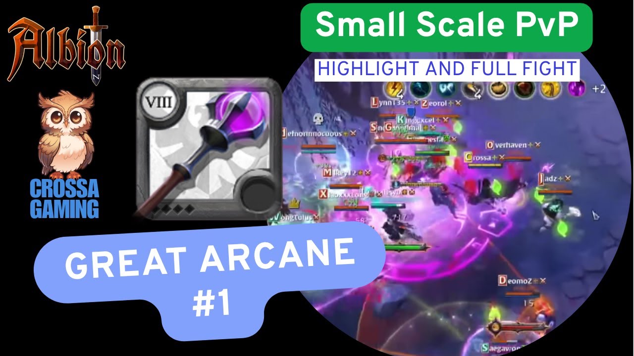 Albion Online – Learning Great Arcane #1 | Small Scale PvP (~20v20 ...