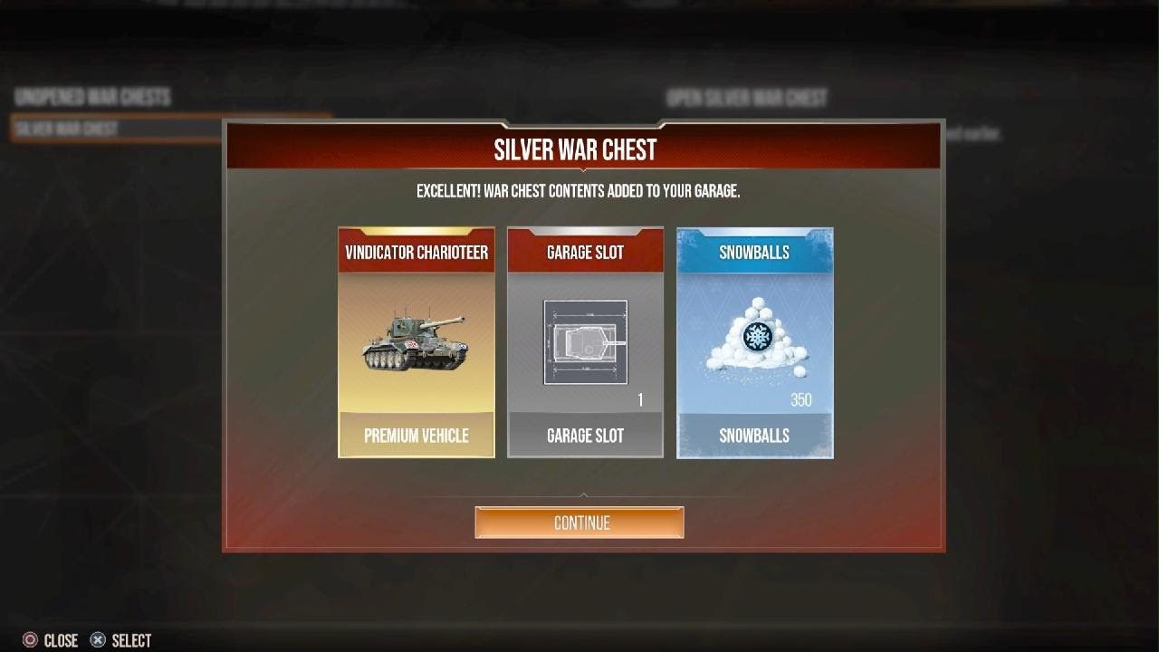 World of Tanks-Silve War Chest Vindicator Charioteer - YouTube