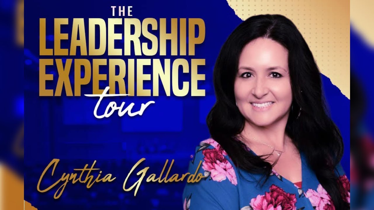 Cynthia Gallardo On Stage at the Leadership Experience Tour - YouTube