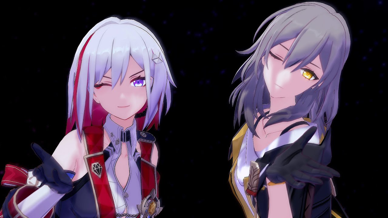 【Honkai：Star Rail MMD】 Topaz & Stelle 「愛包ダンスホール」 - YouTube
