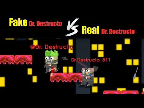 FAKE DR. DESTRUCTO VS REAL DR. DESTRUCTO (Ft. @Odric) | Growtopia - YouTube