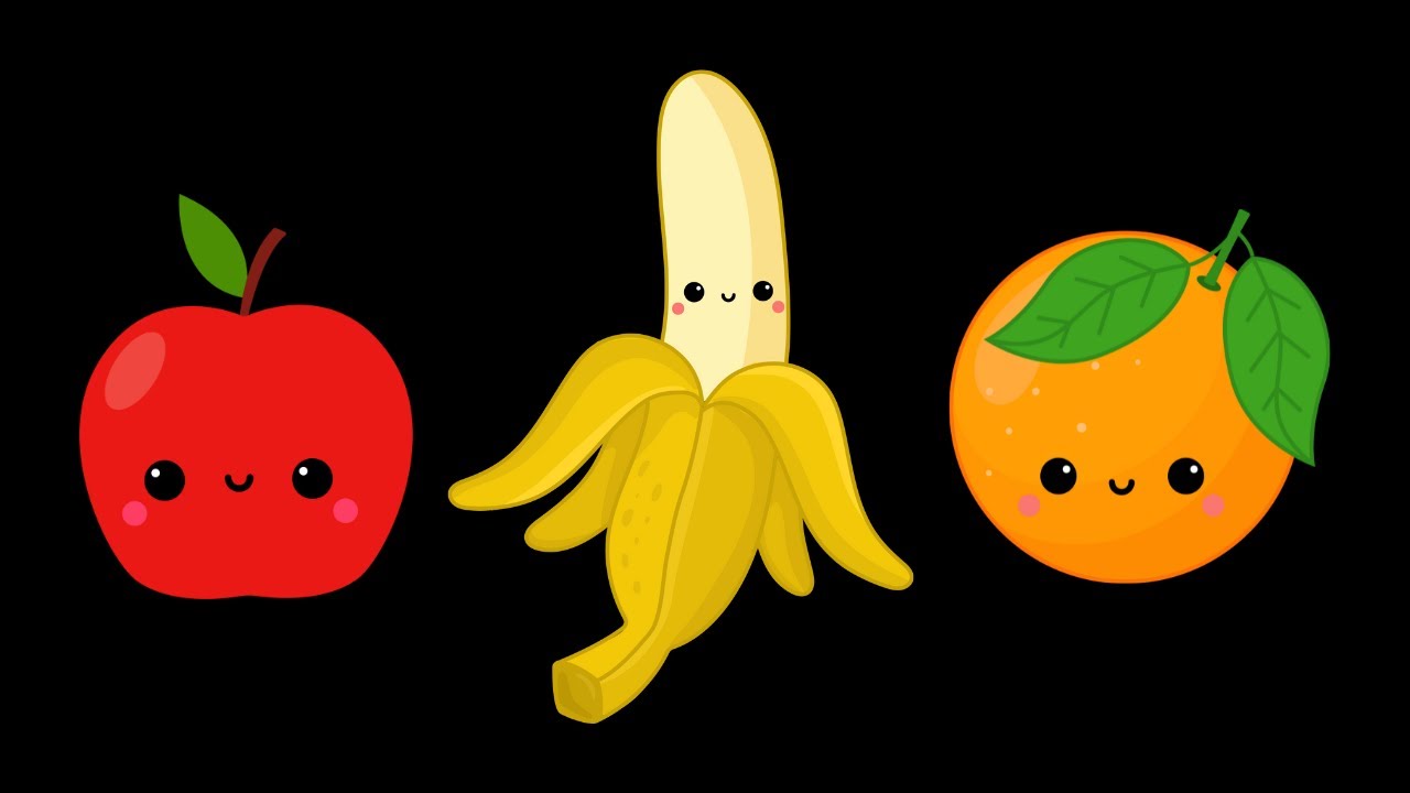 Funky Fruits Dance Party Baby Sensory | Funny High Contrast Summer ...