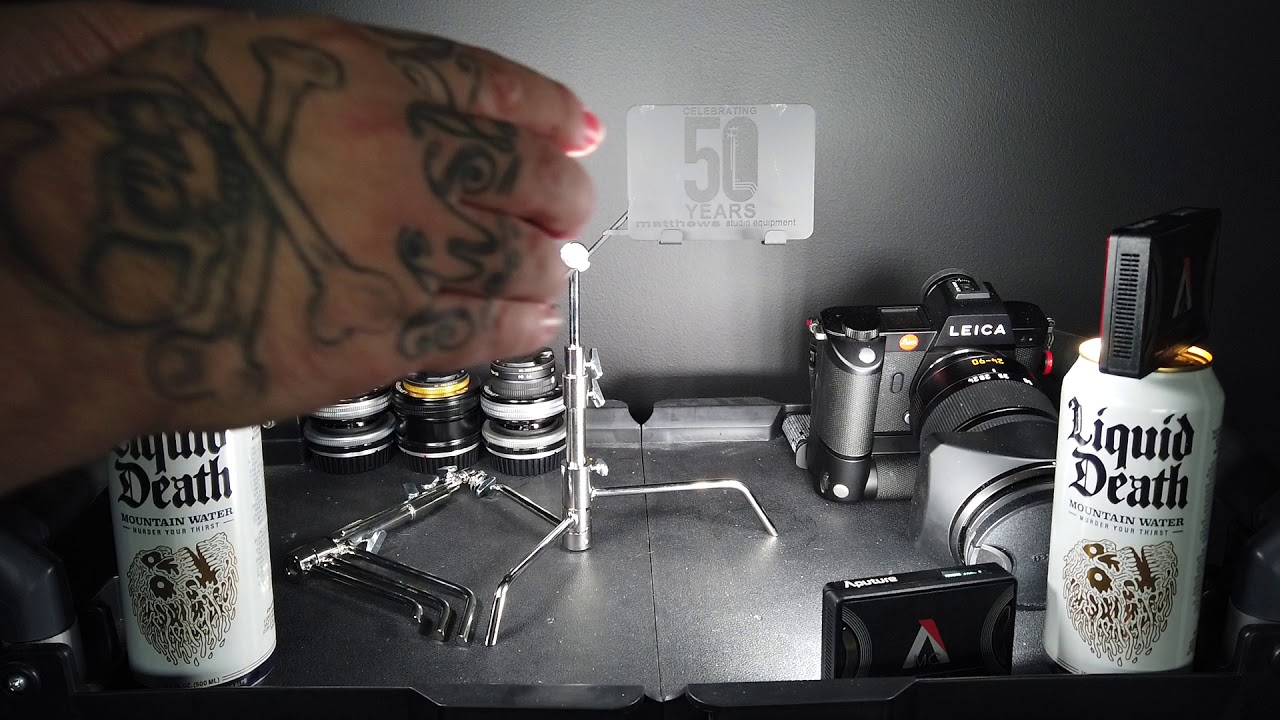New Matthews Light Stands: mini c-stand 50th anniversary edition - YouTube