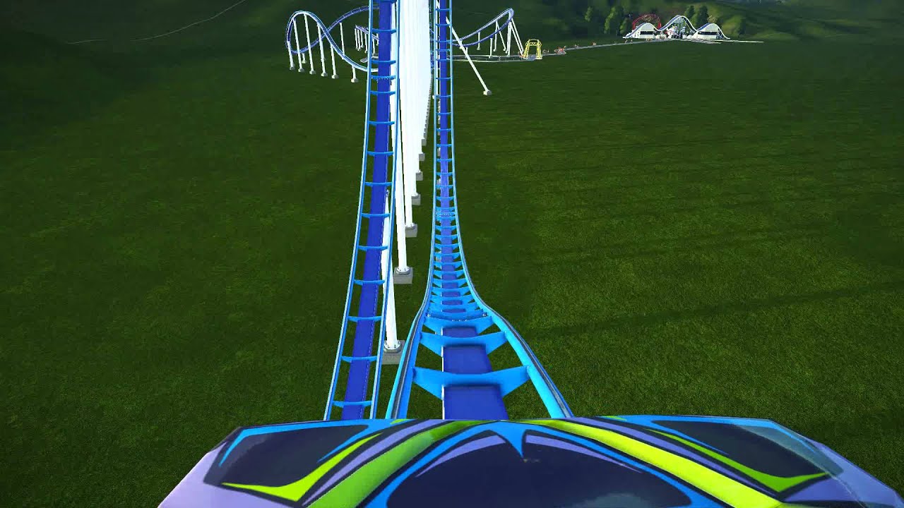 Planet Coaster Alpha - Mako B&M HyperCoaster - YouTube