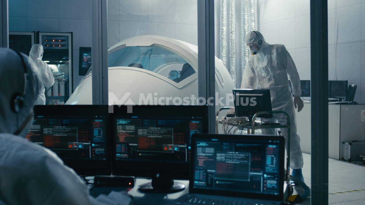 Engineers working in clean room - YouTube