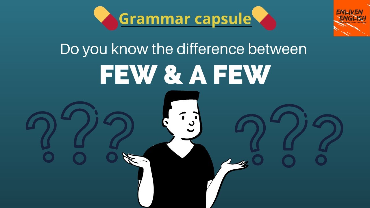 #1 Grammar Capsule (Few & A Few) #Shorts - YouTube