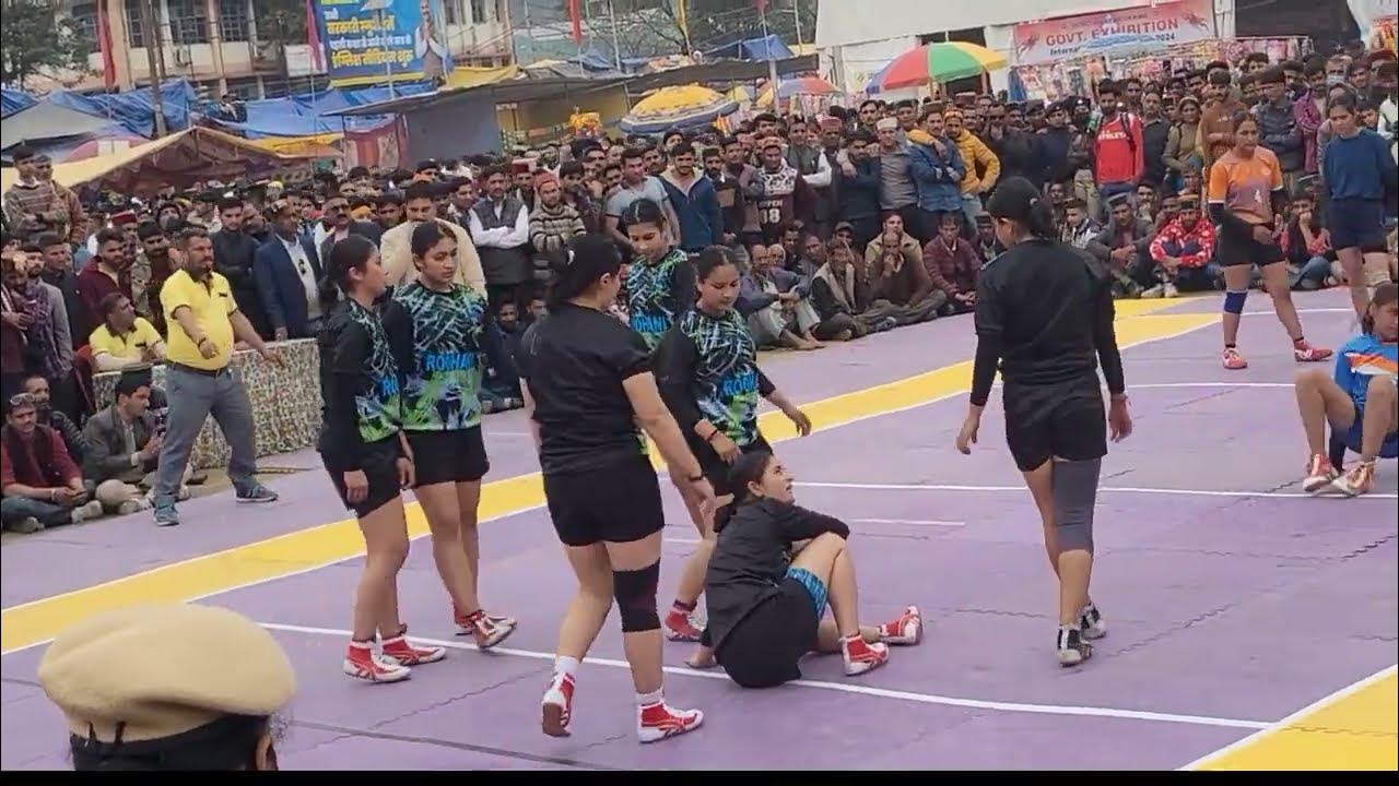 Girls Kabaddi Match - Himachal Village Tournament, Mandi, Himachal - YouTube