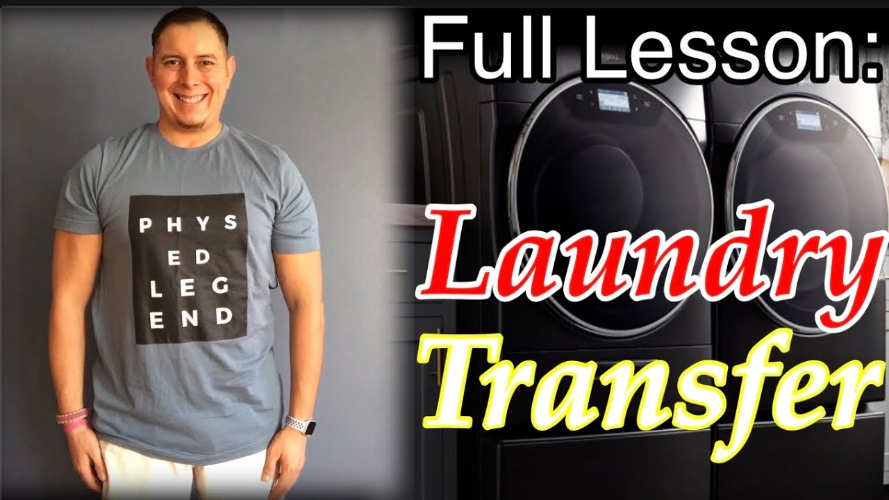DIY PE Full Lesson | Physical Education at Home: Laundry Transfer # ...
