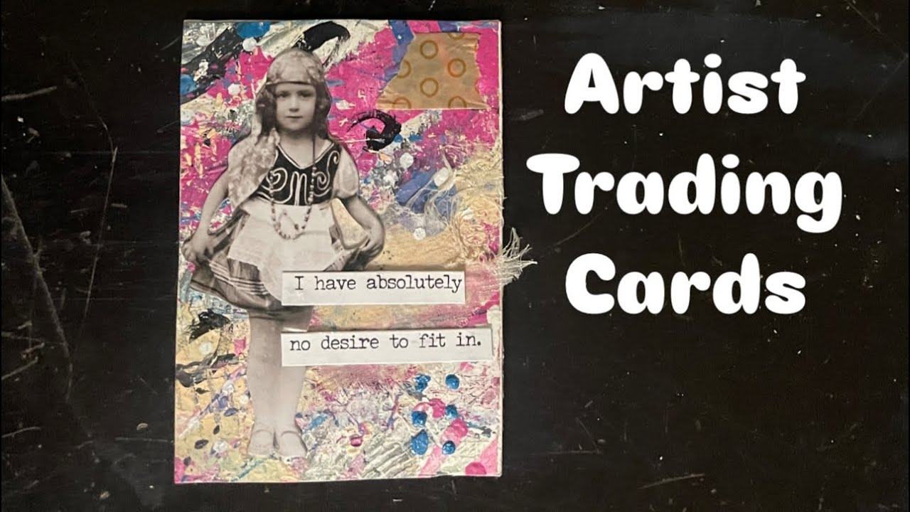 Artist Trading Cards ATCs Mixed Media fun are small works of art to ...