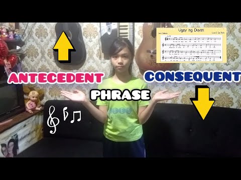 Antecedent and Consequent Phrase in Music// Ugoy ng Duyan by: Elisha ...