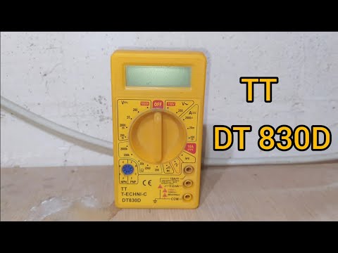 Multimetre (Avometre) Kullanımı. DT830D Sarı multimetre avometre kullanımı use multimeter