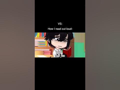 How I Read In My Head VS Out Loud - YouTube