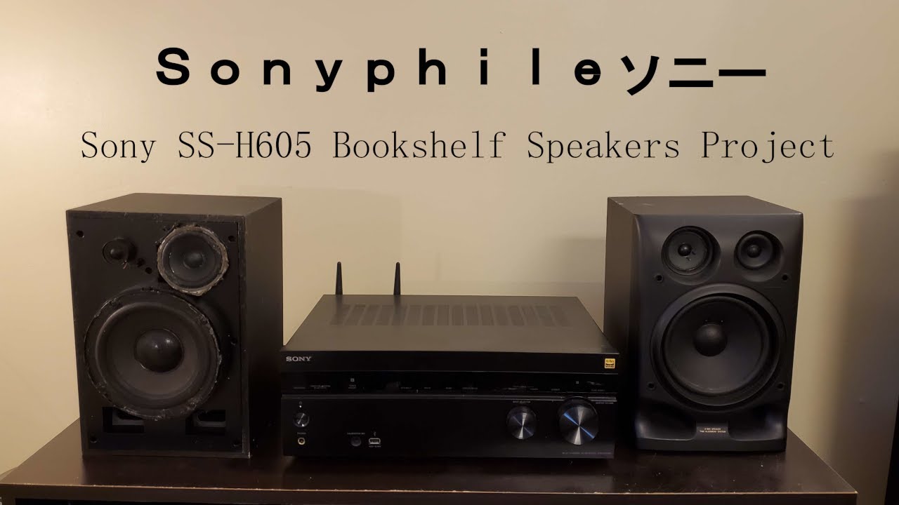 Sony SS-H605 Bookshelf Speakers Project - YouTube