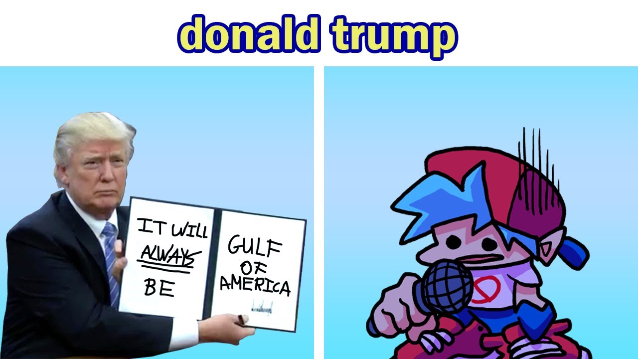 Friday Night Funkin' - VS Donald J. Trump (Gulf of America) - FNF MODS ...