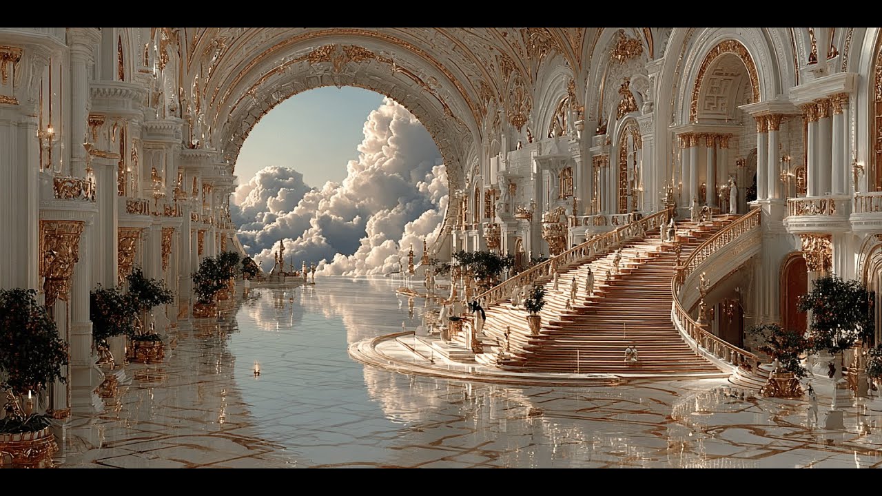Drift Into Heaven: Explore a Sky-High Palace Beyond Reality - YouTube