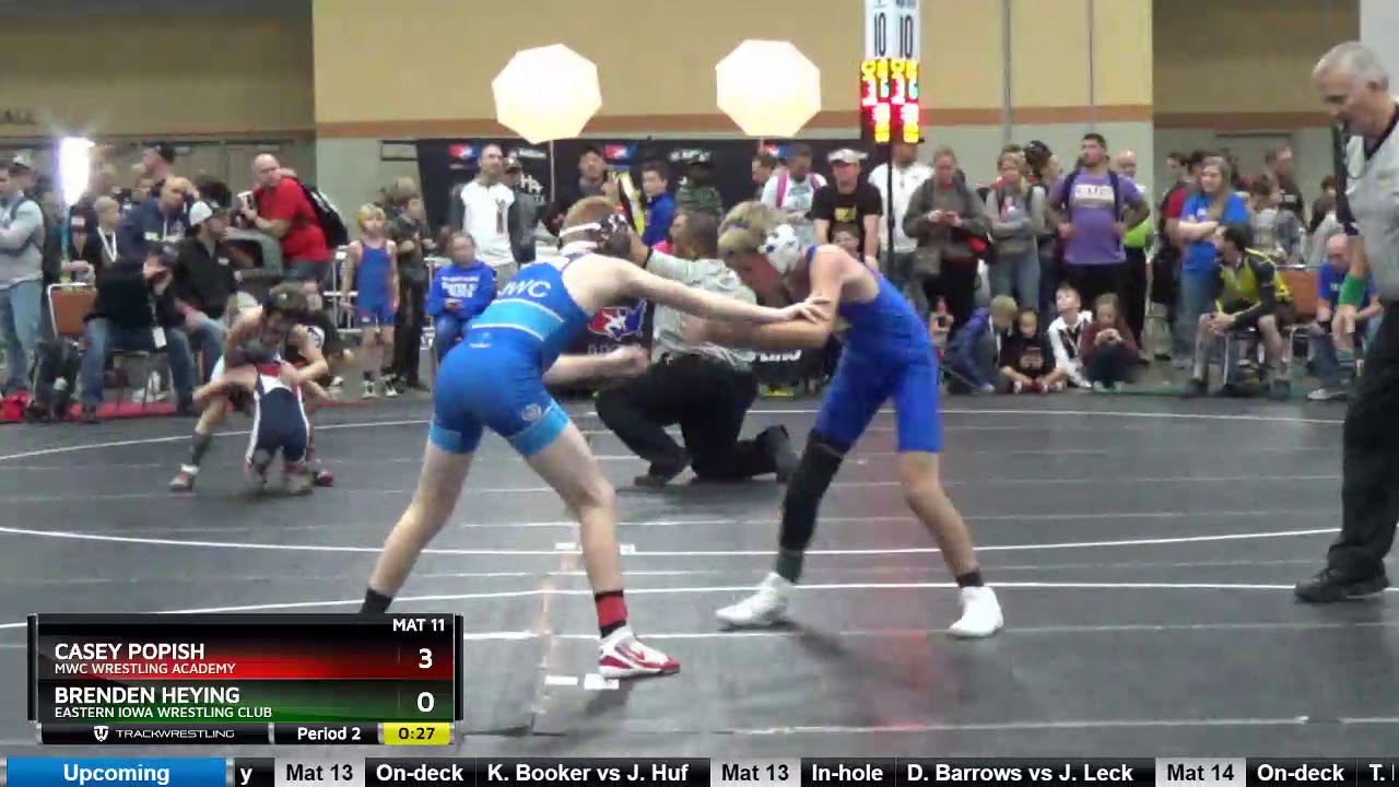 Grades 5 And 6 100 Casey Popish MWC Wrestling Academy Vs Brenden Heying ...