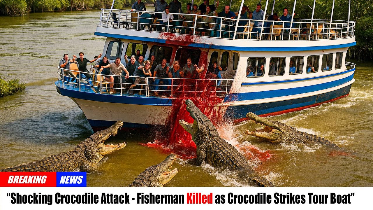 Shocking Crocodile Attack — Fisherman KILLED as Crocodiles STRIKE Tour ...