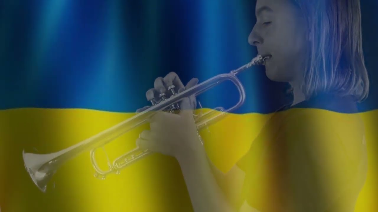 Slava Ukraini! - Ukrainian Anthem on trumpet - - YouTube