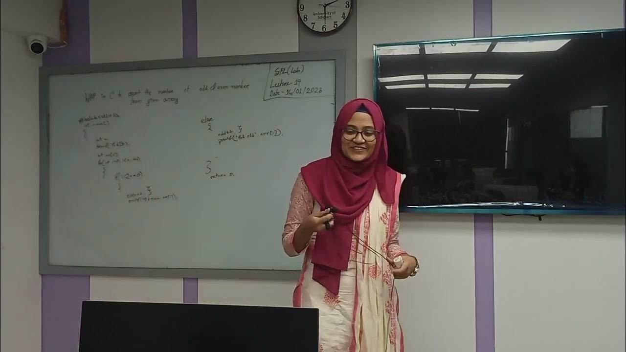Structured Programming Language | Lecture-14 | CSE | Ayesha Siddique | University of Scholars ...