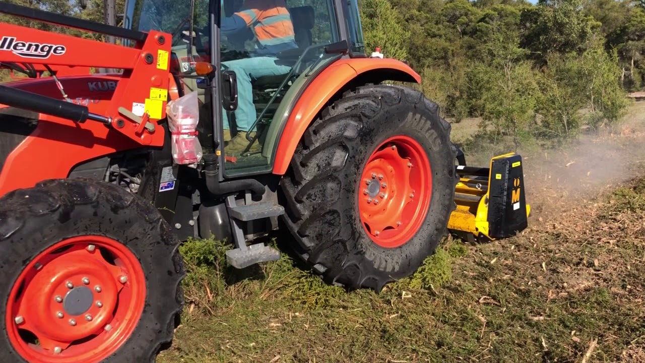 Muthing Mulcher MU-O 200 Vario Flail Mower - YouTube