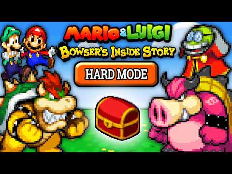 I tried Hard Mode in the BEST Mario & Luigi Game