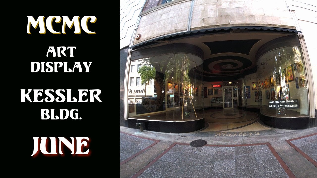 Kessler Building Art Display June 2019 - YouTube