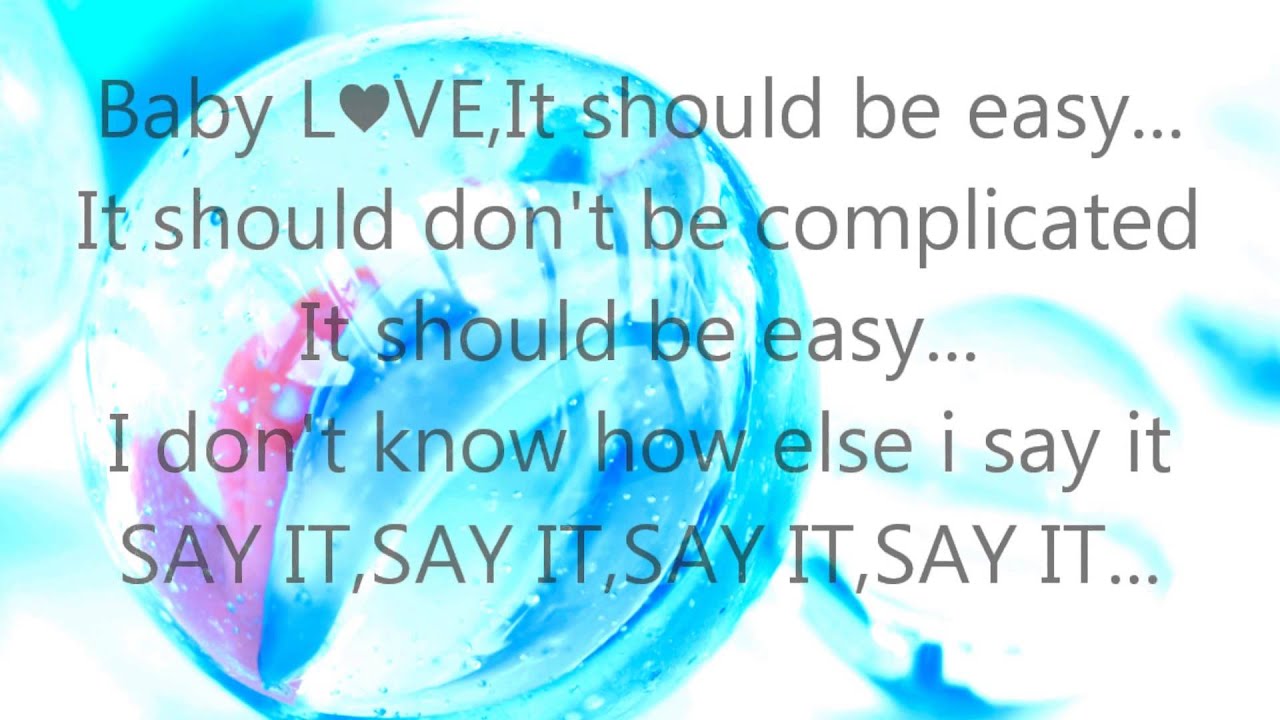 Britney Spears feat. will.i.am - It should be easy (Lyrics) - YouTube