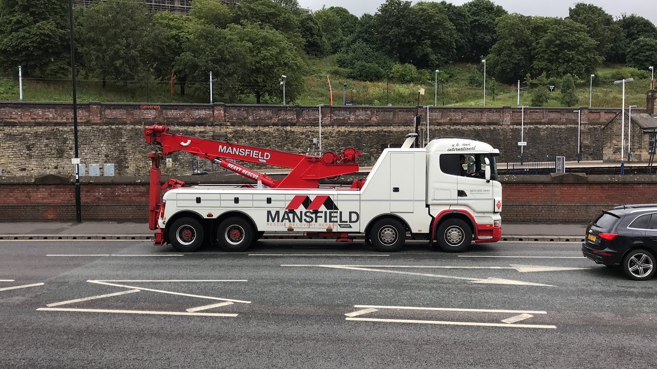 Mansfield Scania at Sheffield city centre - YouTube