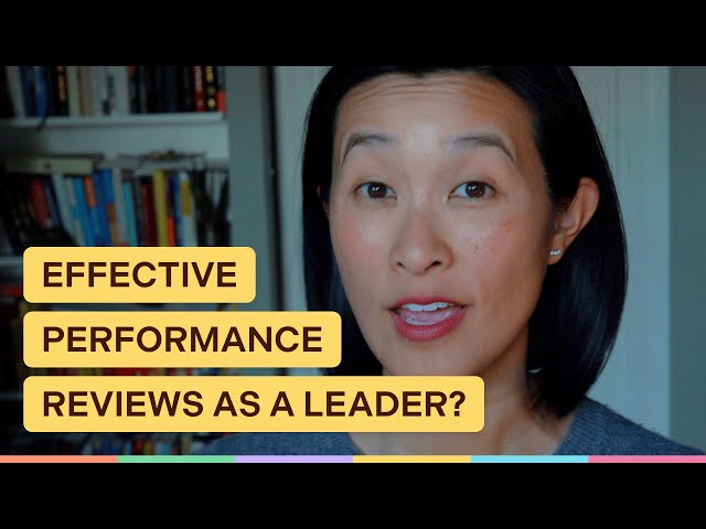 How to deliver an effective performance review as a leader