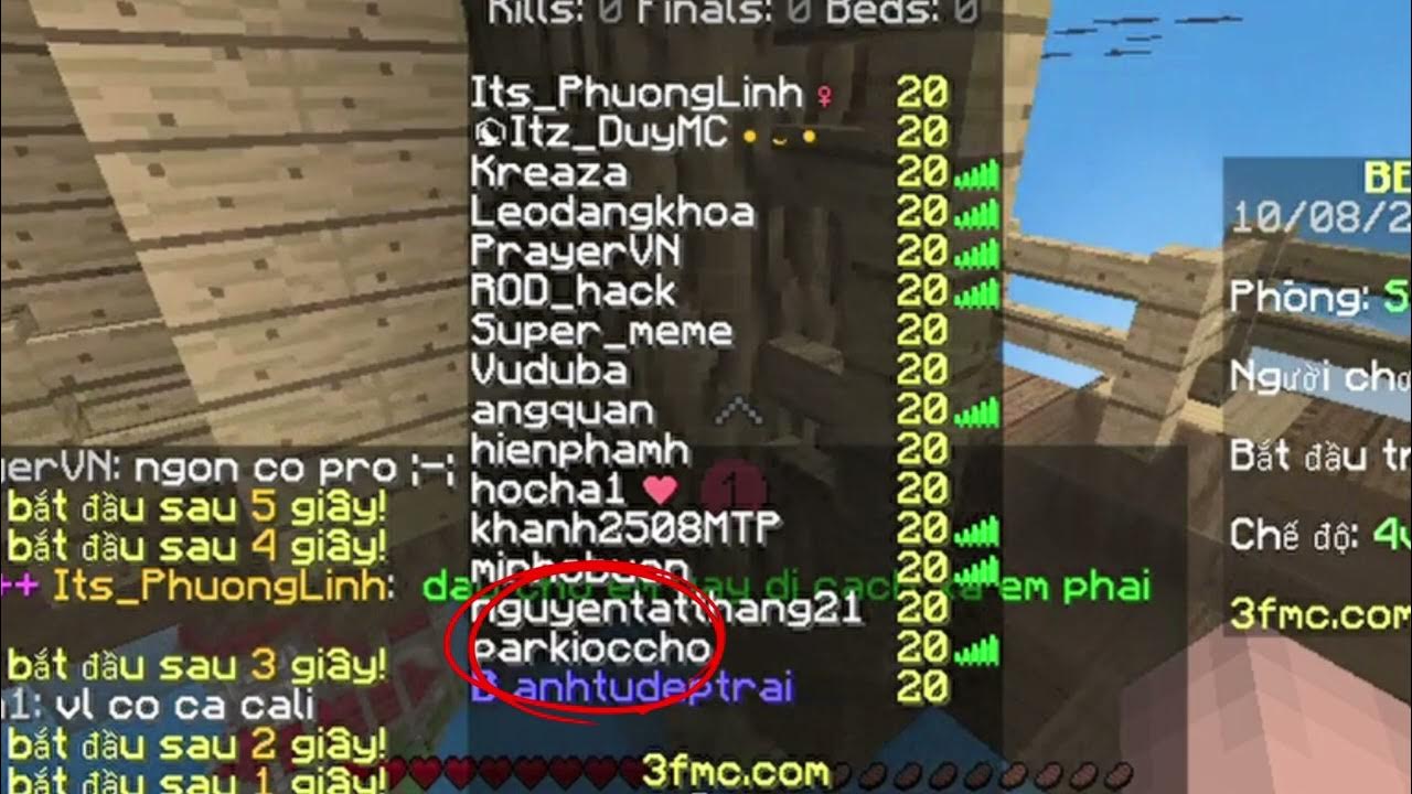 Trung bình 3f lúc hè ( vd mới kiếm lại dc )#minecraft #3fmcbedwar # ...