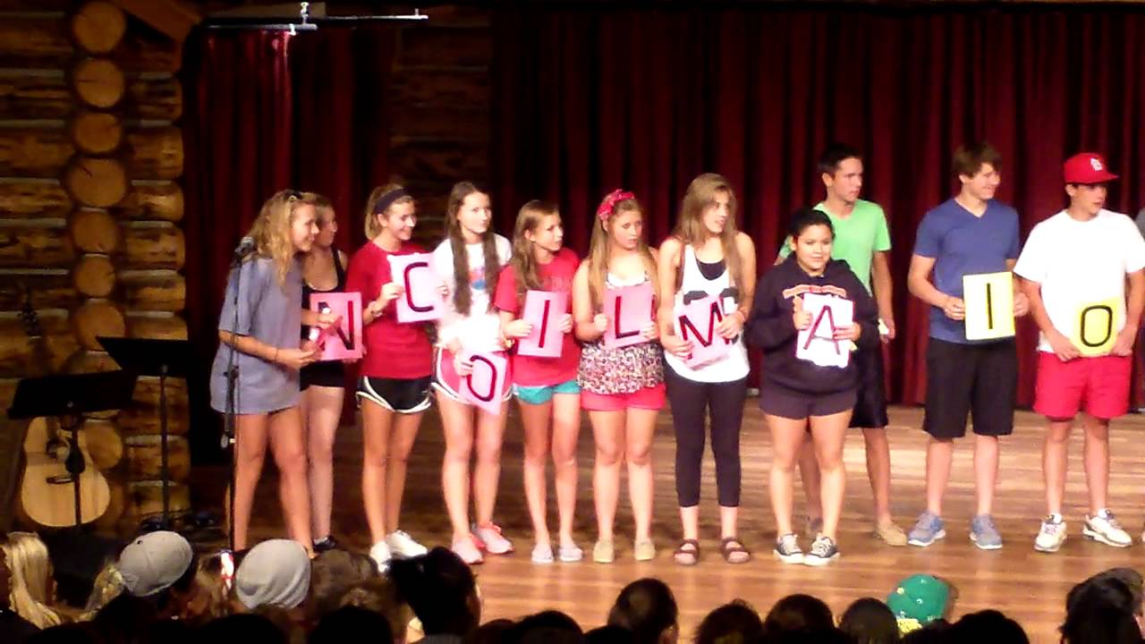 Human Scrabble at Frontier Ranch 2012 - YouTube