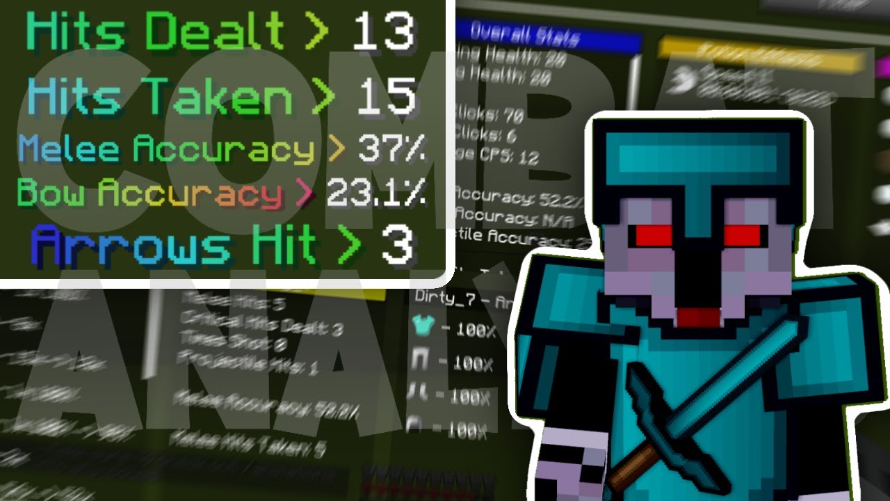 The Must-Have Mod For Minecraft PvP | Combat Analysis (PvP Statistics ...