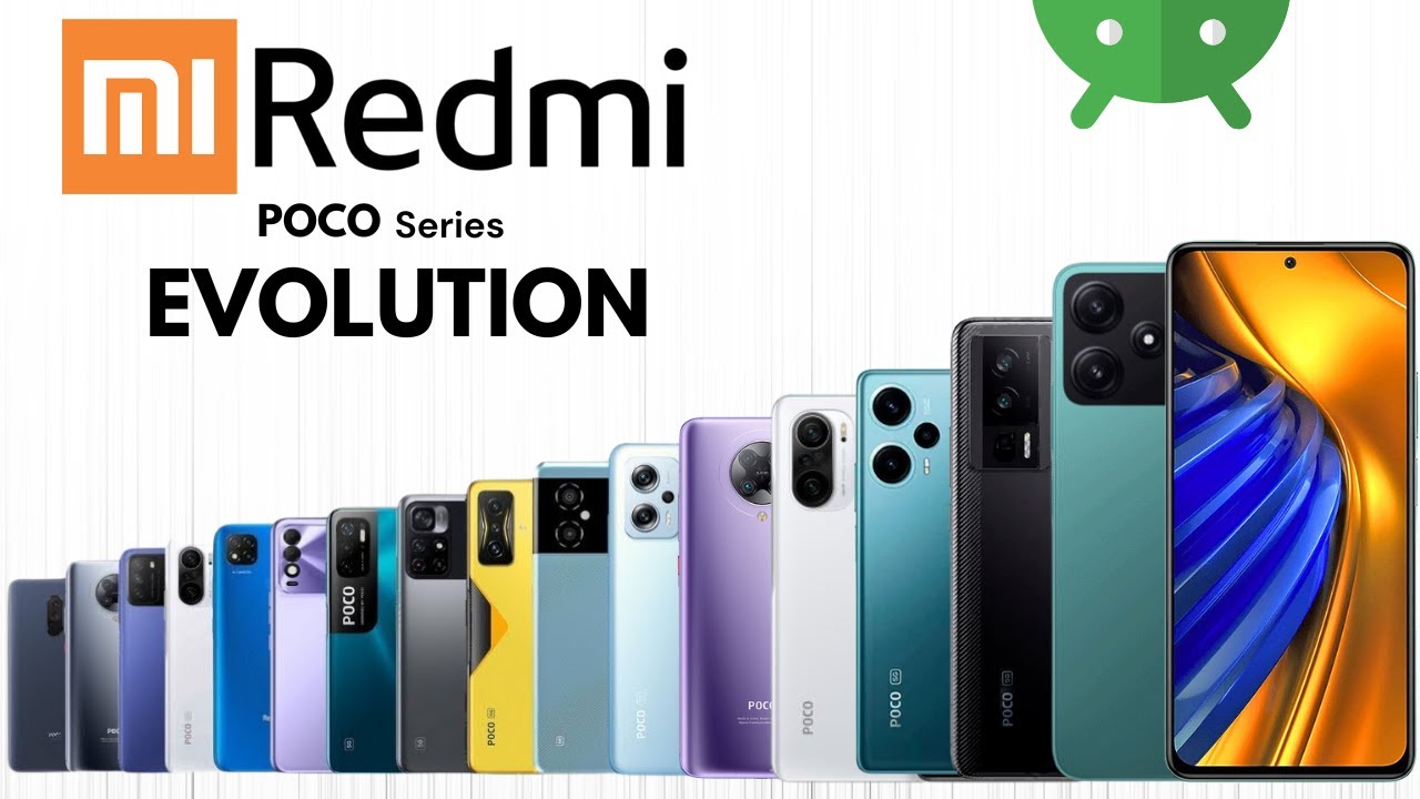 Evolution Of Xiaomi Redmi Poco Series | History of Xiaomi Redmi 2024 ...