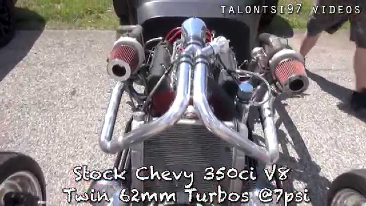 Custom Built Twin Turbo Hot Rod on the dyno - YouTube